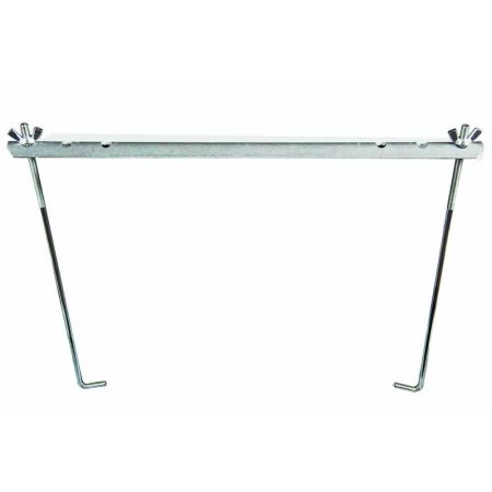 Battery Hold-Down Clamp - Plated Steel with Wing Nuts