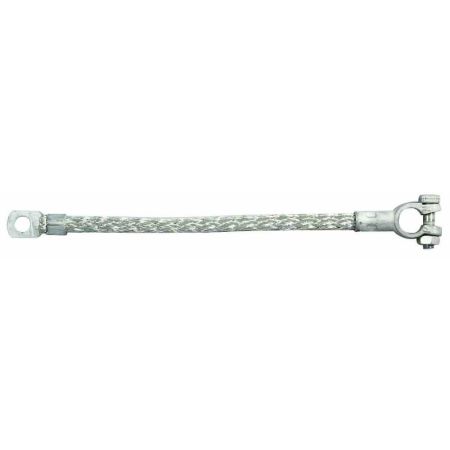 Universal 225mm Round Heavy Duty Tinned Copper Earth Strap - 16/32/0 ...