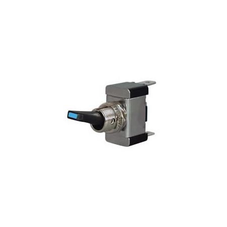 Blue LED On/Off Toggle Switch with Plastic Lever- 12/24V