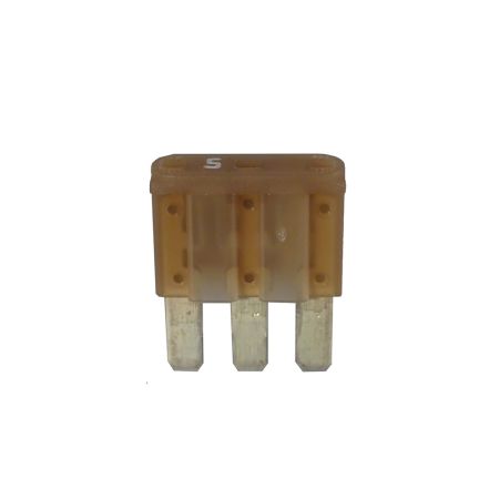 Tan Micro 3 Triple Blade Type Fuse - 5A