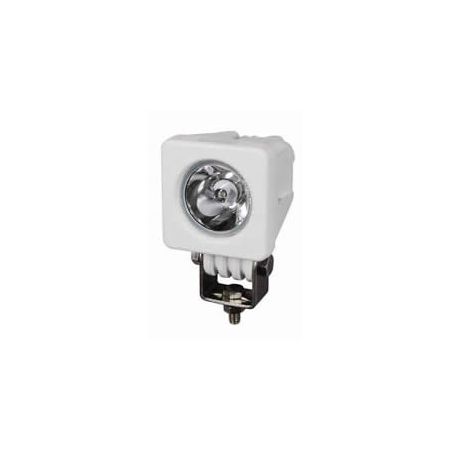 Compact LED Spot Lamp - White, 1 x 10W 12/24V