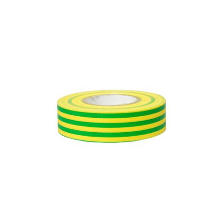 Green/Yellow PVC Adhesive Tape - 19mm x 5m