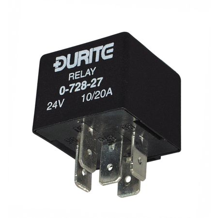 24V Mini Change Over Relay Sealed with Resistor - 10/20A