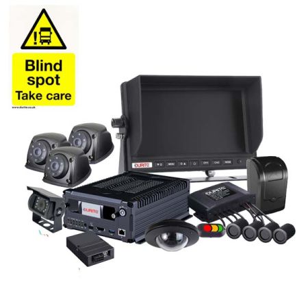 1080P FHD HDD DVR Kit (8 camera inputs, incl. 6 x 1080P cameras) - 12/24V