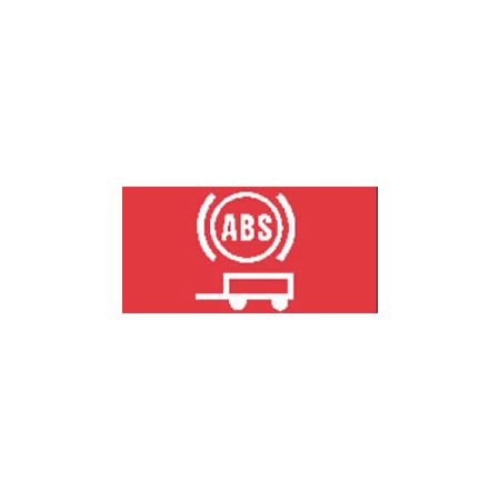 Red Trailer ABS Warning Rocker Switch Lens - bottom half
