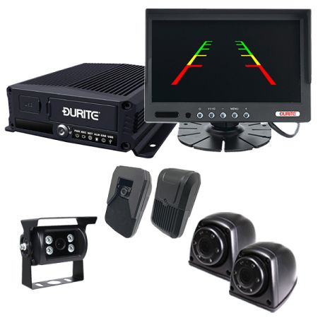 DuriteLive ML1 DVR 4-Cam Kit with Std Monitor - Artic