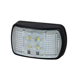 Clear LED Front Marker Lamp with Superseal Plug - 12/24V