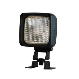 Square Work Lamp - 12V 55W H3 1100lm Bulb or 24V 70W H3 Bulb, IP65