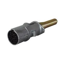 24V 7 Pin Alloy Trailer Socket - ISO 1185(24N)