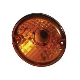 Rear Direction Indicator Lamp with Opticulated Reflector - 95mm diameter,