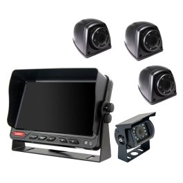 Quad CCTV Reversing Kit 1080P 3 x Side Cams Bx1