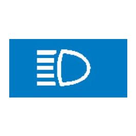 Blue Headlamp Main Beam Rocker Switch Lens - top half