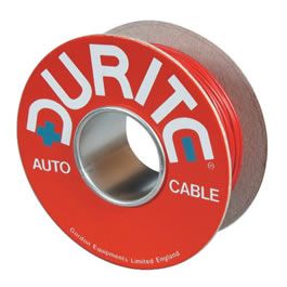 Red Single-Core Thin-Wall PVC Auto Cable - 1mm²