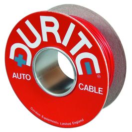 Red/Black Flat Twin-Core PVC Auto Cable - 2 x 2mm² x 500m