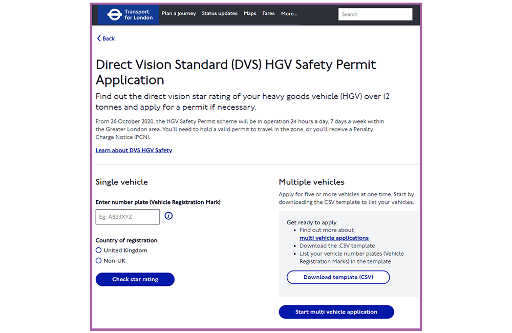3-Step Guide to apply for a DVS Safety Permit for HGVs